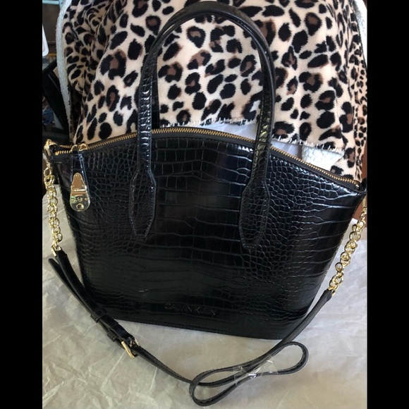 Calvin Klein | Bags | Ck Croc Embossed Statement Series Lock Daytona ...